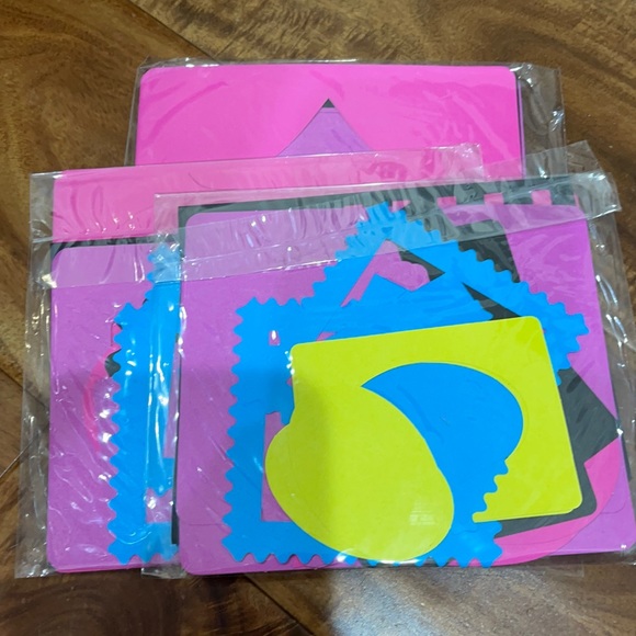 Office | 3 Sets Of Framecutouts Brights Colors Nip | Poshmark